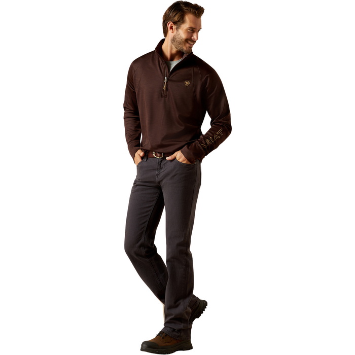 2025 Ariat Mens Team EQ 1/2 Zip Pullover 10062367 - Java - Mens - Equestrian | The Drillshed